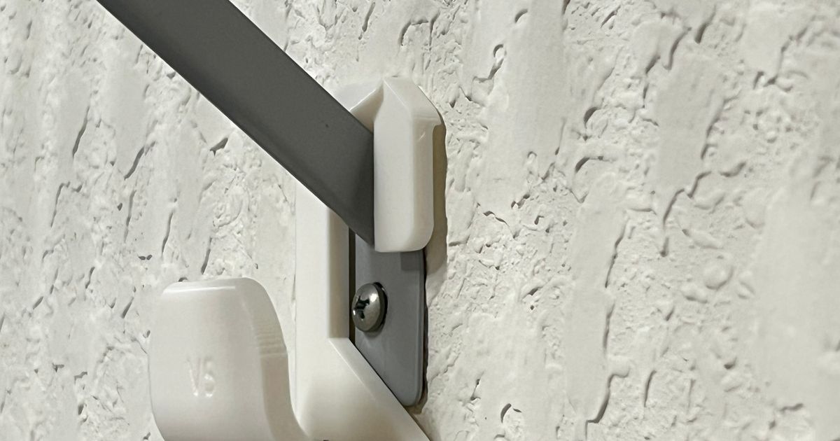 Wire Rack Shelving Fixed Mount Utility Hook by Rob Nee | Download free ...