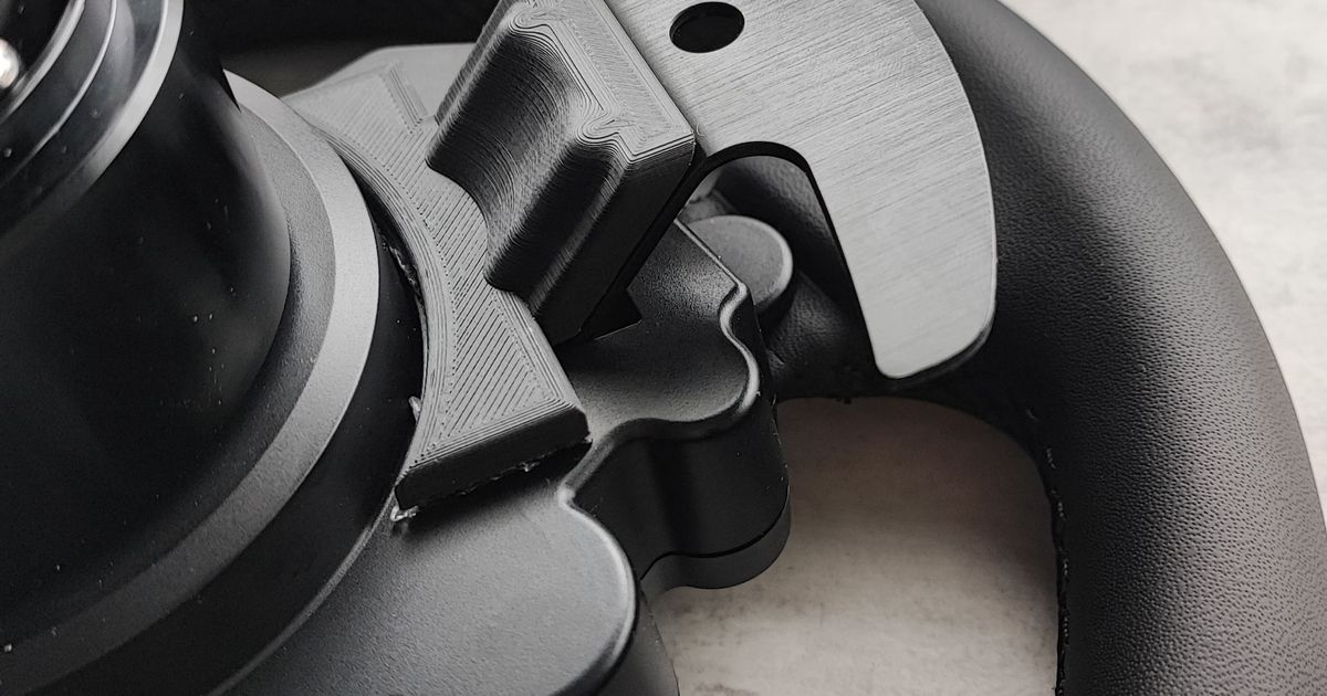 Moza ES magnetic shift paddles by Siro Martinez | Download free STL ...