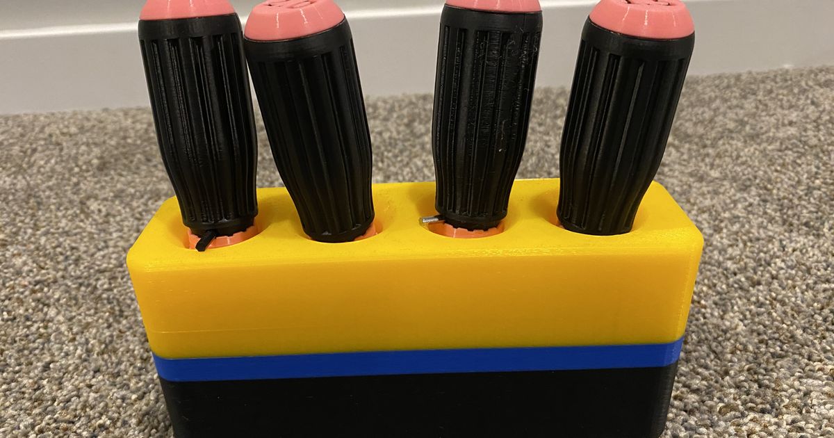 Allen Key Handles Holder by tjdesign | Download free STL model ...