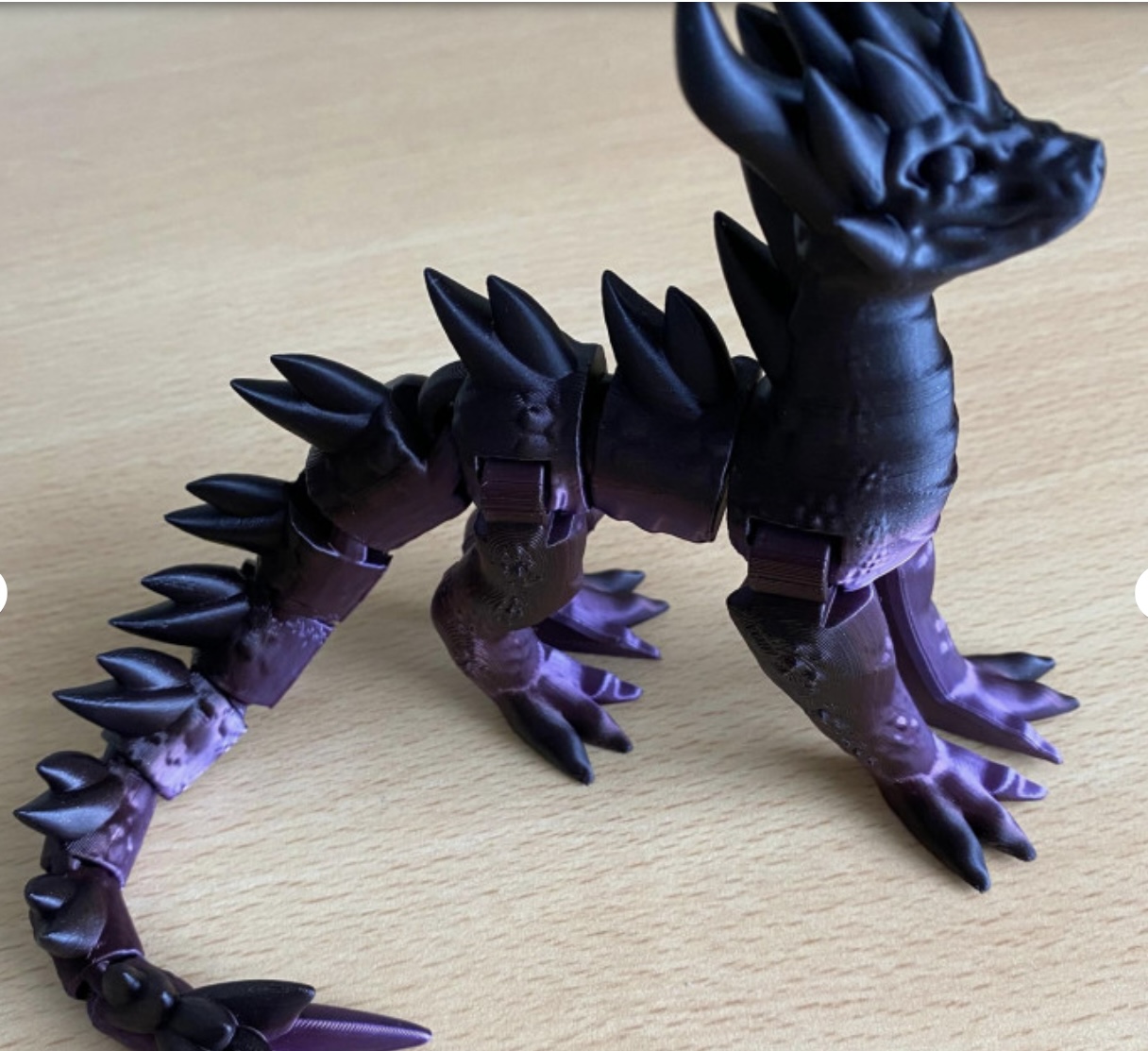 Flexible Dragon Fidget Toy For ADHD by Foxtrotting | Download free STL ...