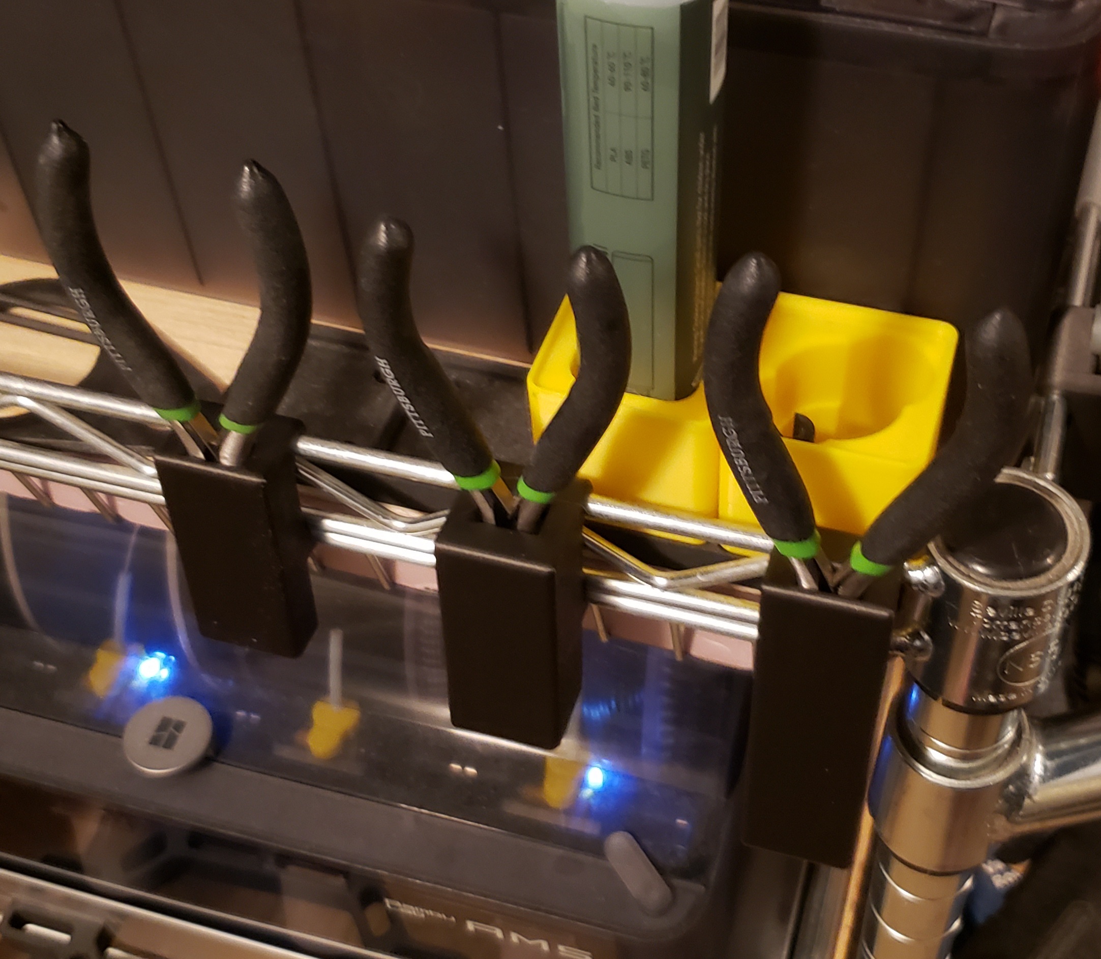 Scissor and Harbor Freight plier holders for Seville Classics Utility ...
