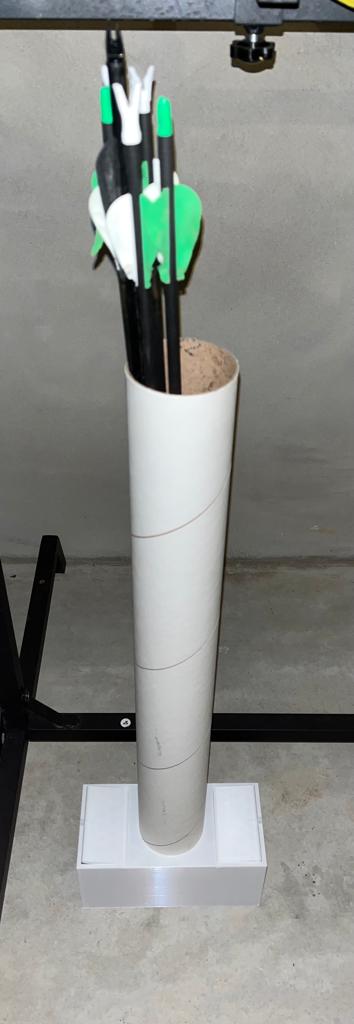 Archery windproof arrow holder / quiver by 3Dprintingeverything ...