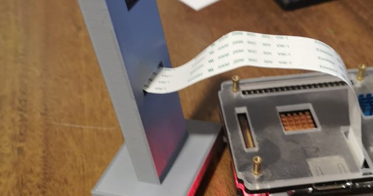 Raspberry PI Camera Stand by Blastter | Download free STL model ...