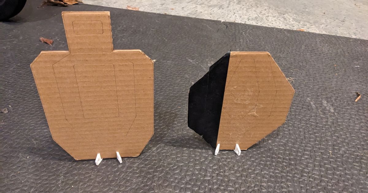 Scaled Dry Fire Target Holder (Print in Place) by Ben Berry | Download ...