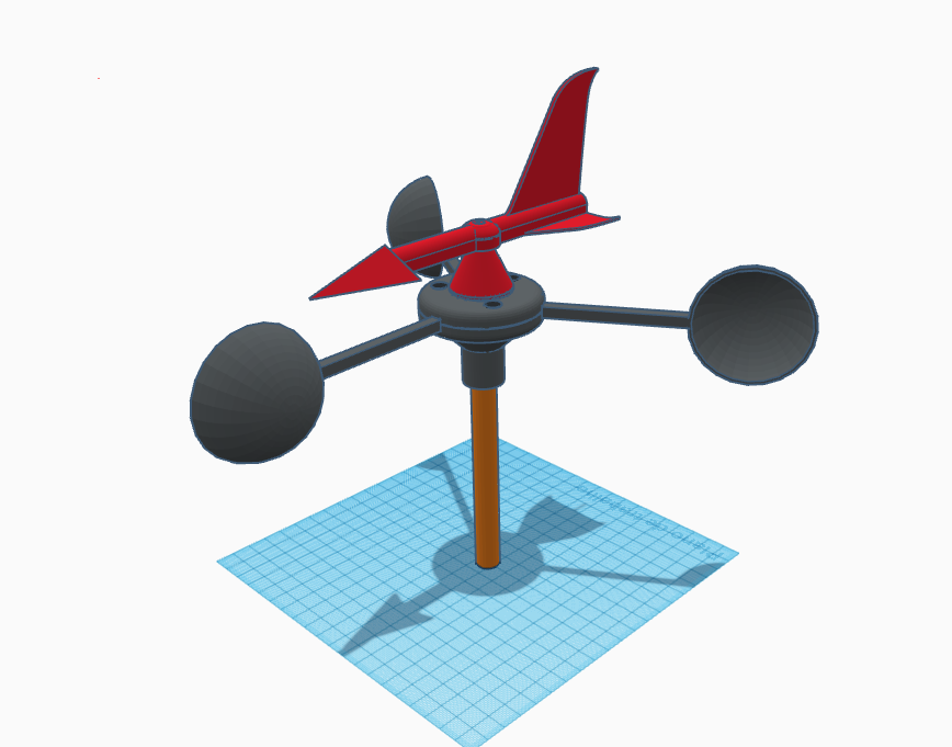 Anemometer with Wind Direction Indicator por Gabriel Barboza Marçal ...