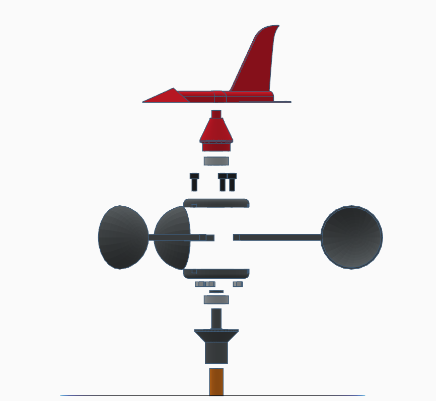 Anemometer with Wind Direction Indicator por Gabriel Barboza Marçal ...
