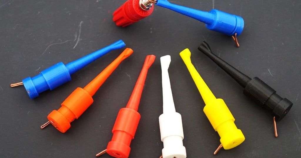 Electrical clip probe (spring loaded) by RemiRafael | Download free STL ...