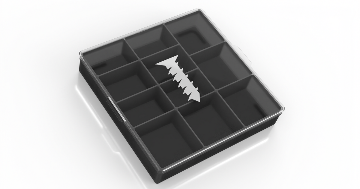 Screw storage box by T K | Download free STL model | Printables.com