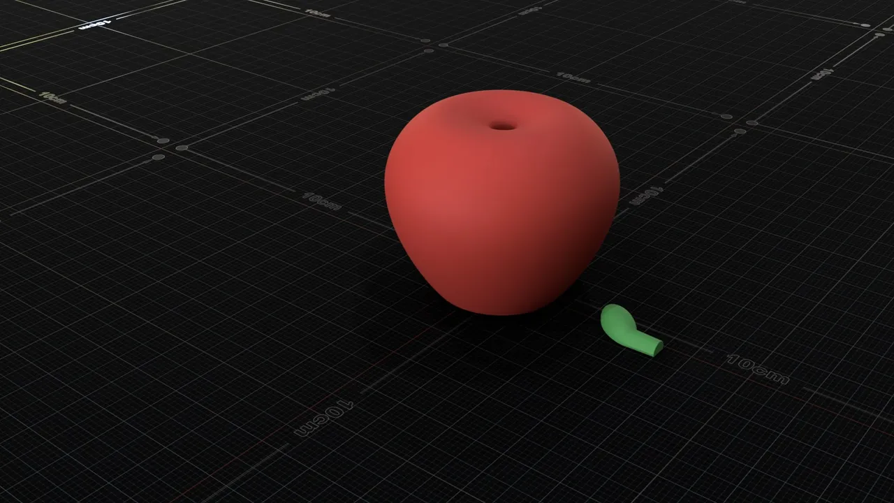 Apple with stem by ntalekt | Download free STL model | Printables.com