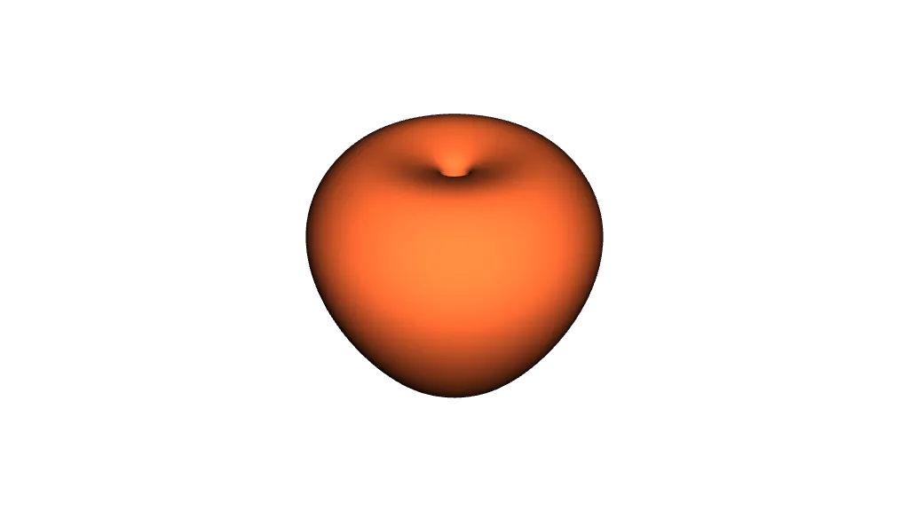 Apple with stem by ntalekt | Download free STL model | Printables.com