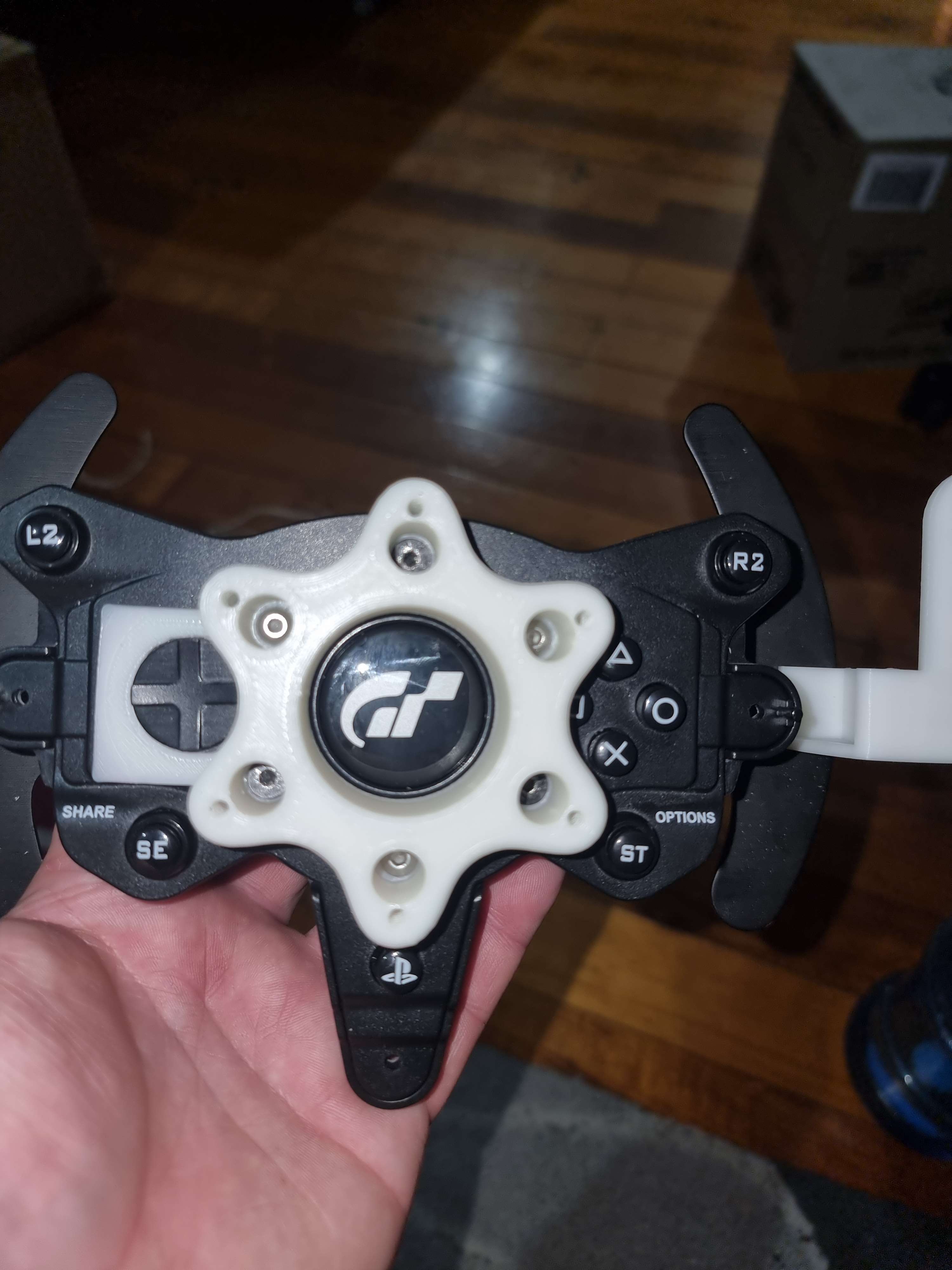 Thrustmaster T300 Wheel adaptor (with directional pad holder) + Paddle ...