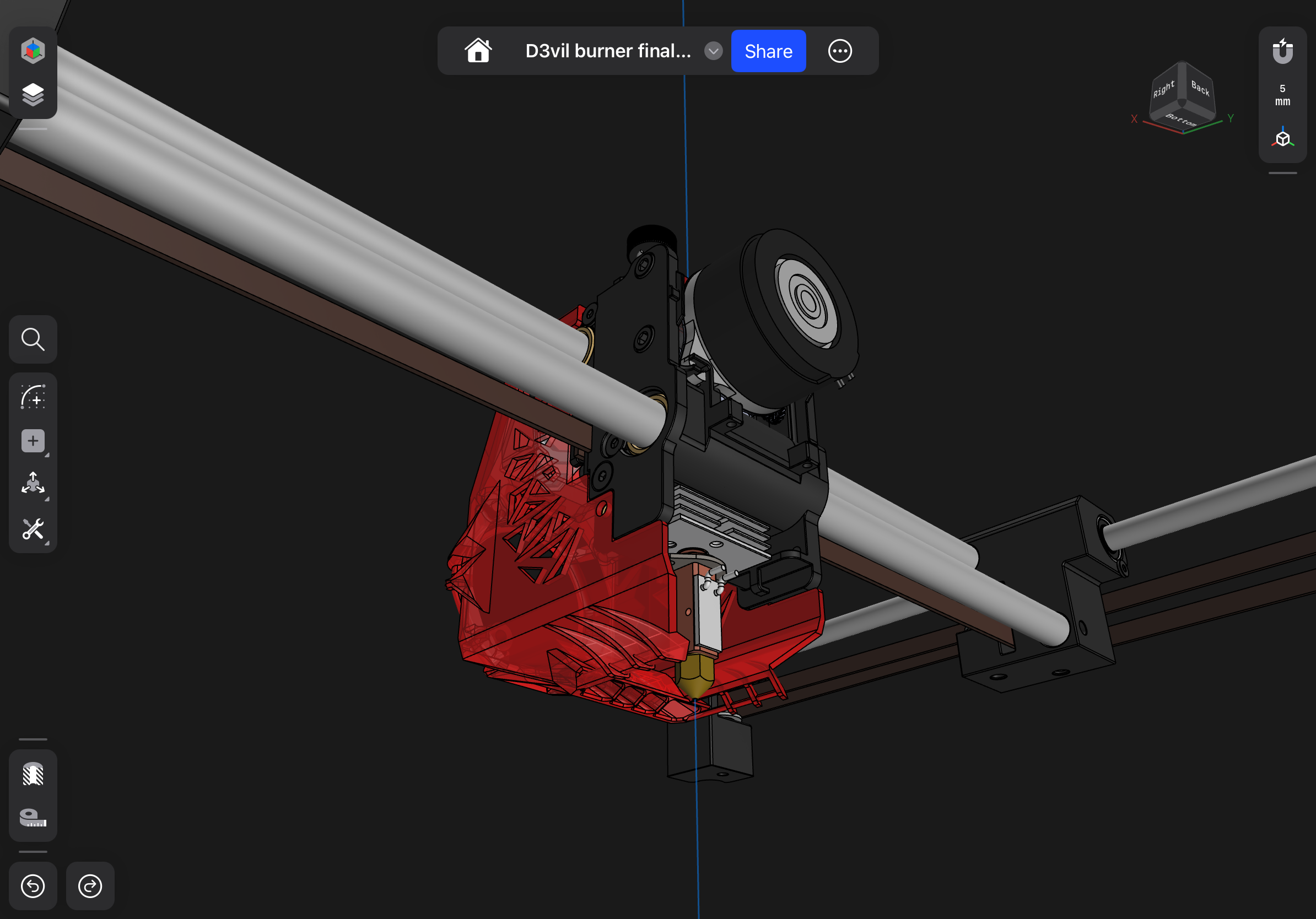 Creality K1 D3vil Burner Knomi V2 by D3vil.Design | Download free STL model | Printables.com