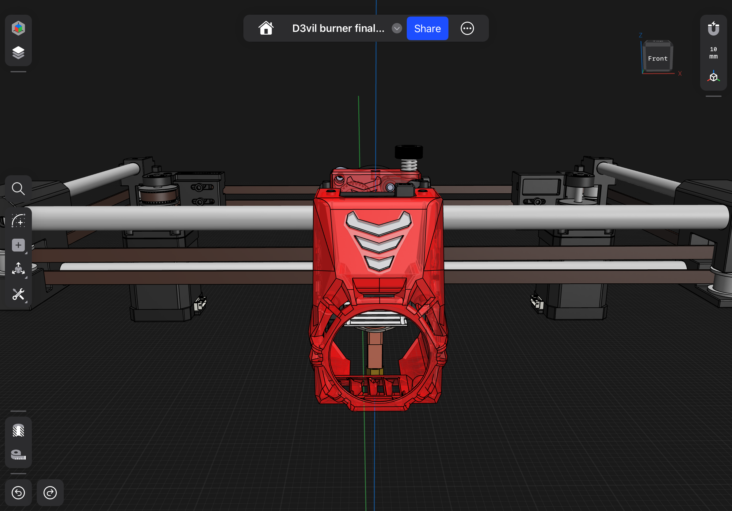 Creality K1 D3vil Burner Knomi V2 by D3vil.Design | Download free STL ...