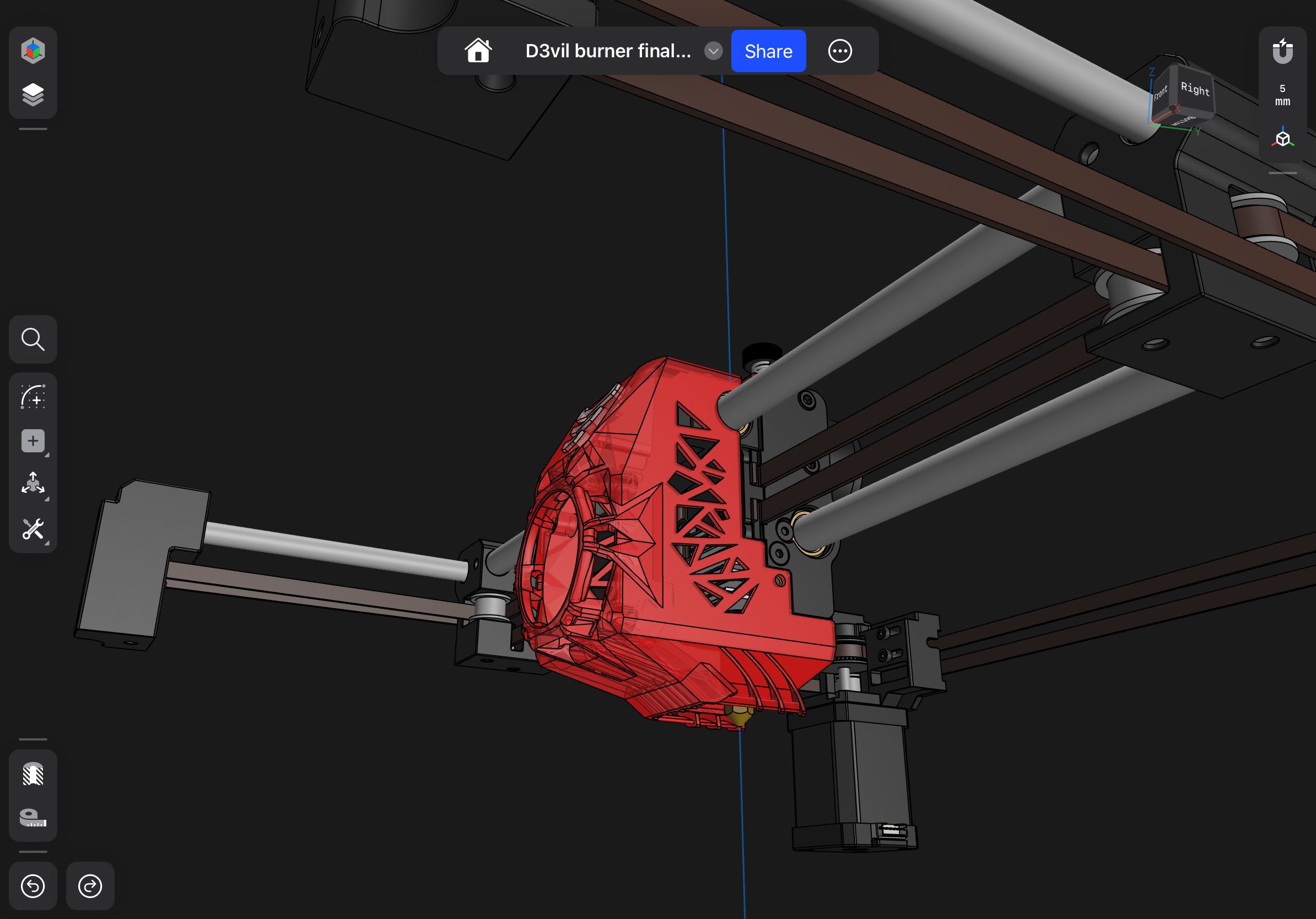 Creality K1 D3vil Burner Knomi V2 by D3vil.Design | Download free STL ...