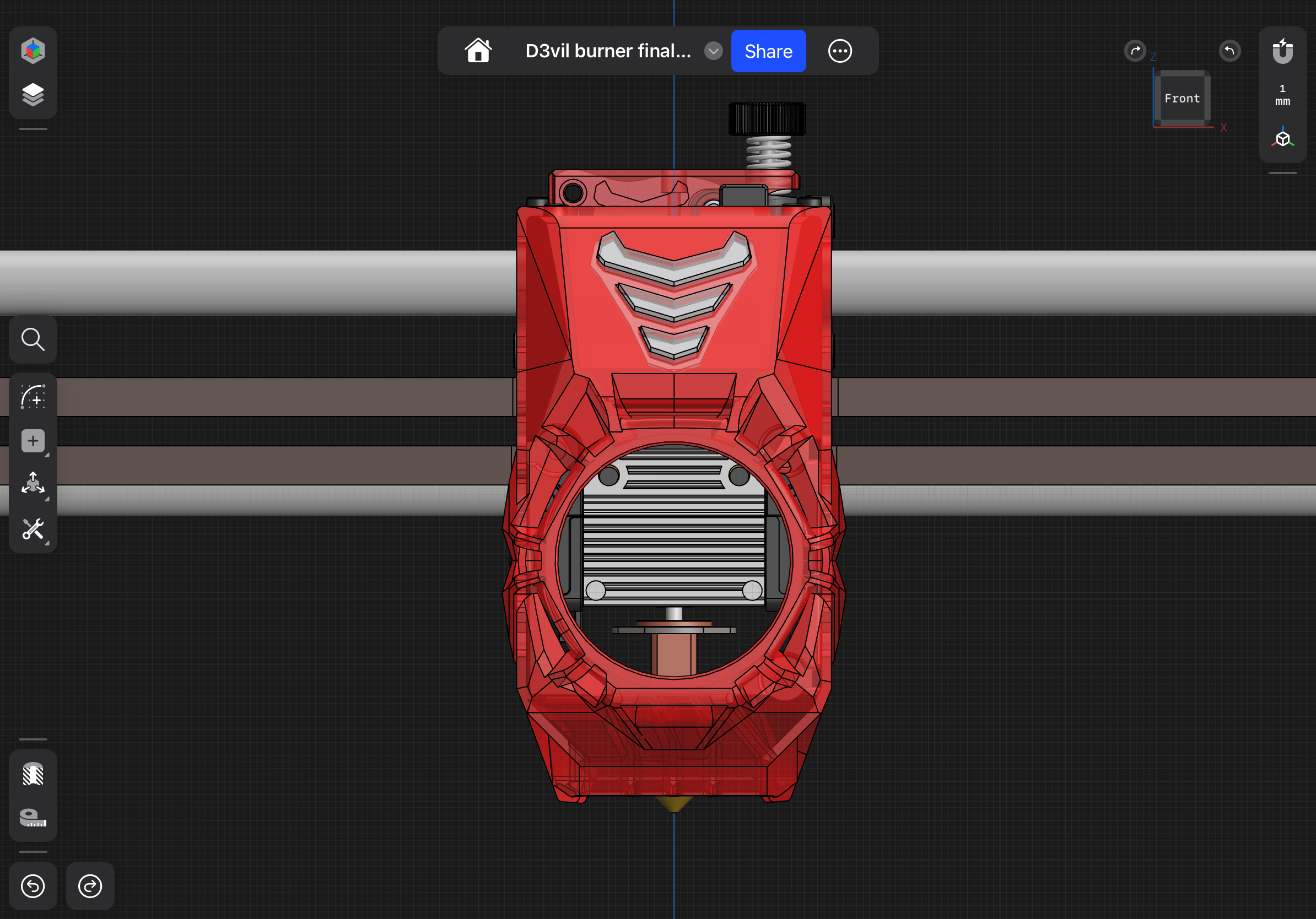 Creality K1 D3vil Burner Knomi V2 by D3vil.Design | Download free STL model | Printables.com