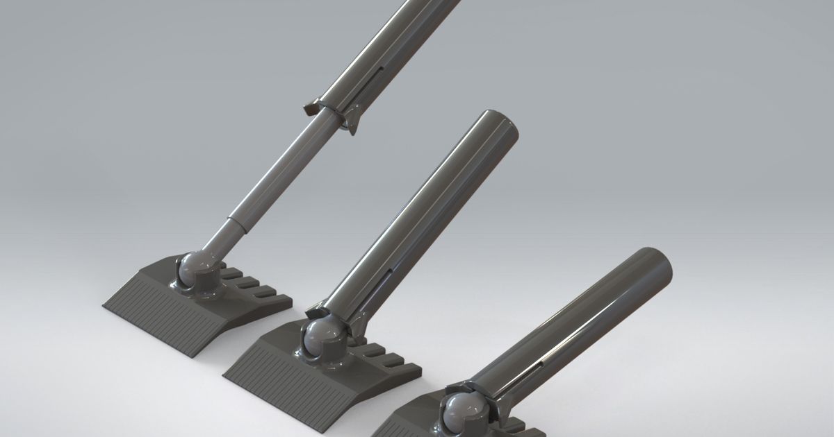 Telescopic Ice Scraper by Tyler Rice | Download free STL model ...