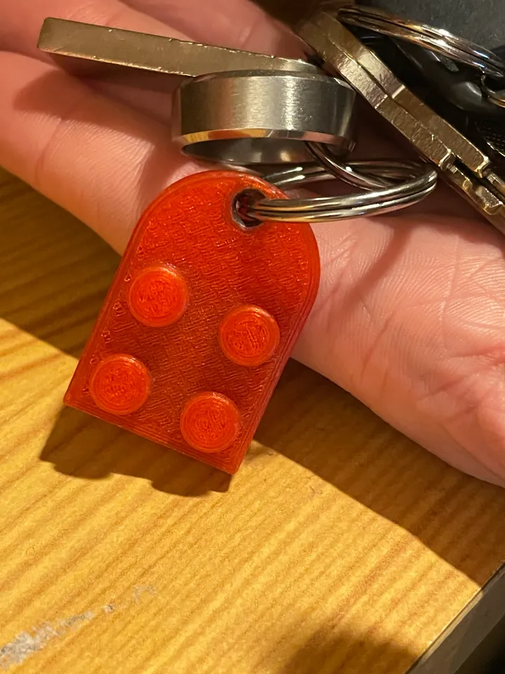 Heart keychain LEGO style by Souky1122 | Download free STL model ...