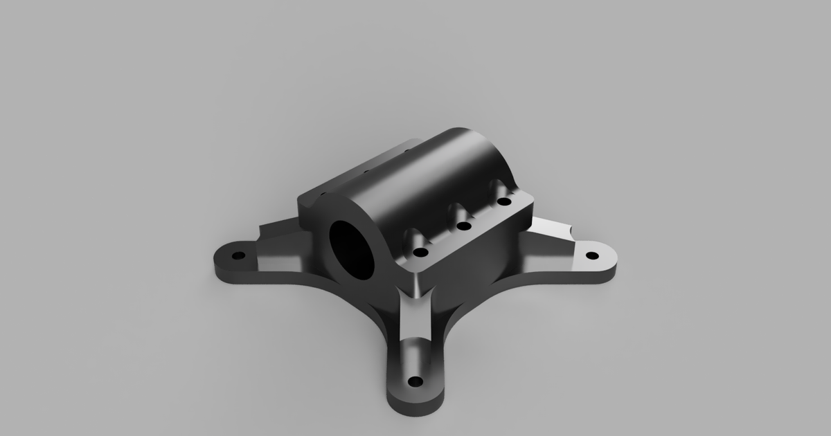 VESA 75mm Monitor Tube adapter by Ricardo Daniel | Download free STL ...