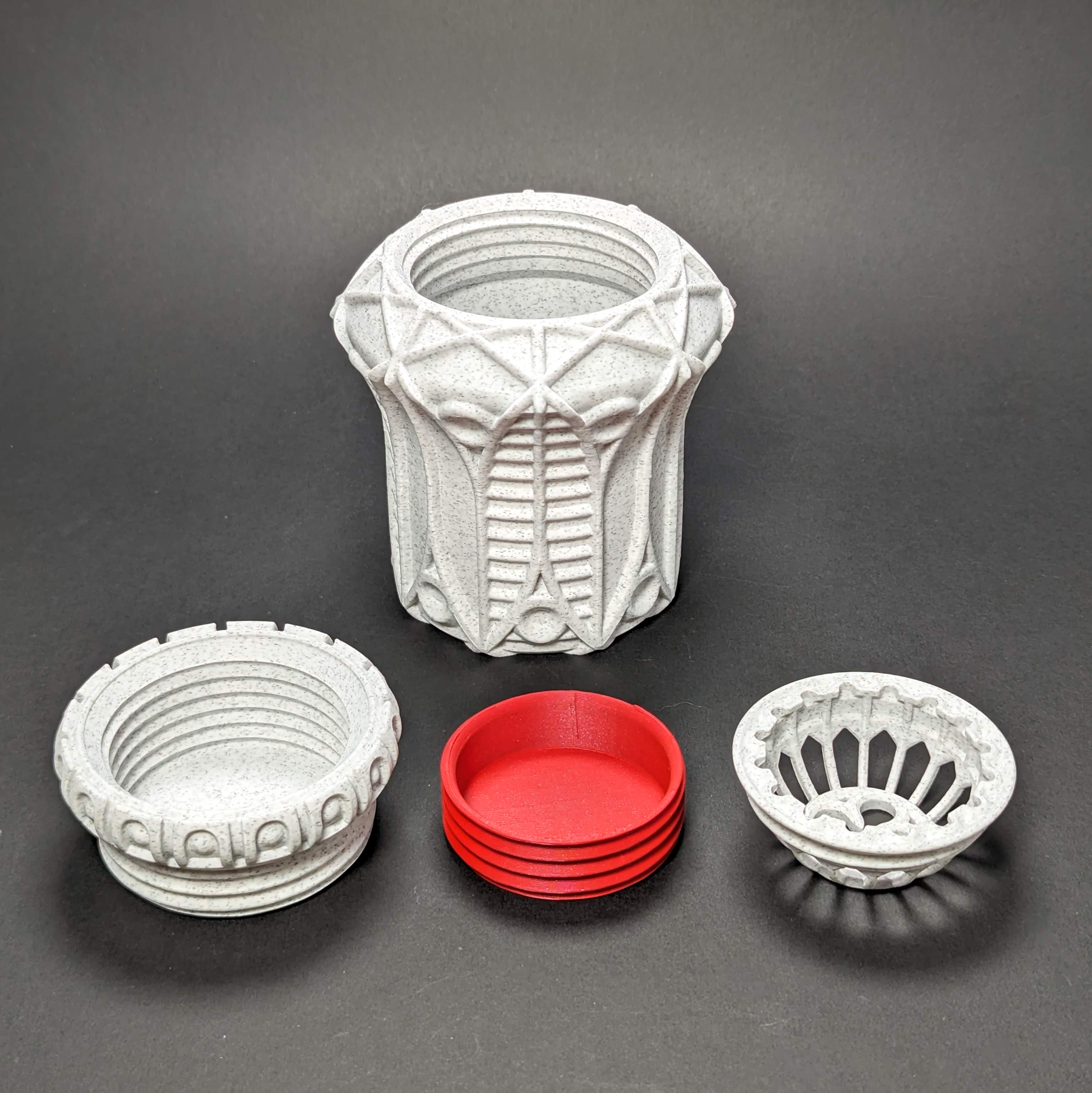 Gothic Deco Flask by Clockspring | Printables Store