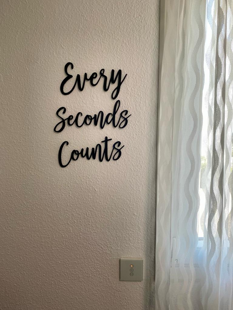"Every Seconds Counts" wall art. by Deadius | Download free STL model ...