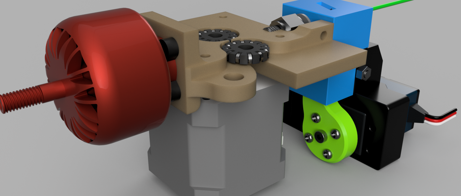 Omni wheel-pinch wheel extruder by Michael Lynn | Download free STL ...
