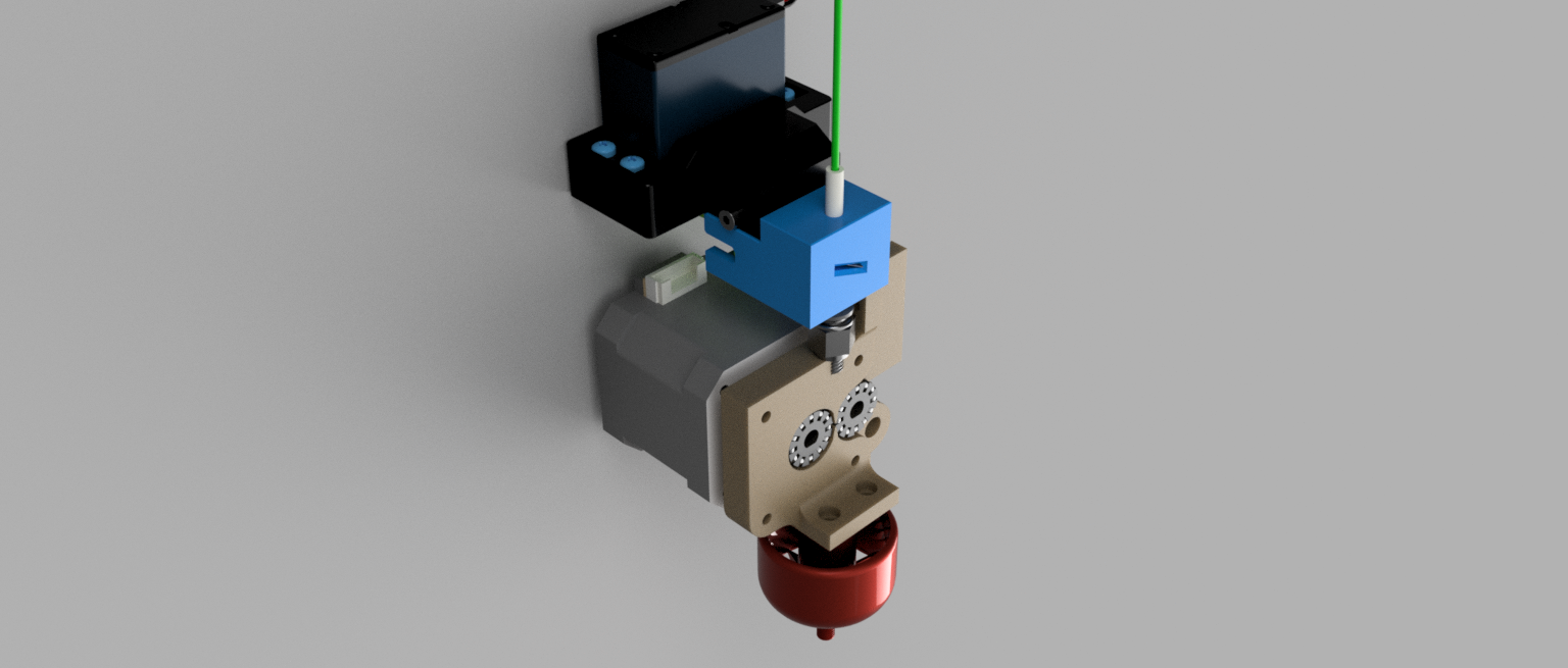 Omni wheel-pinch wheel extruder by Michael Lynn | Download free STL ...