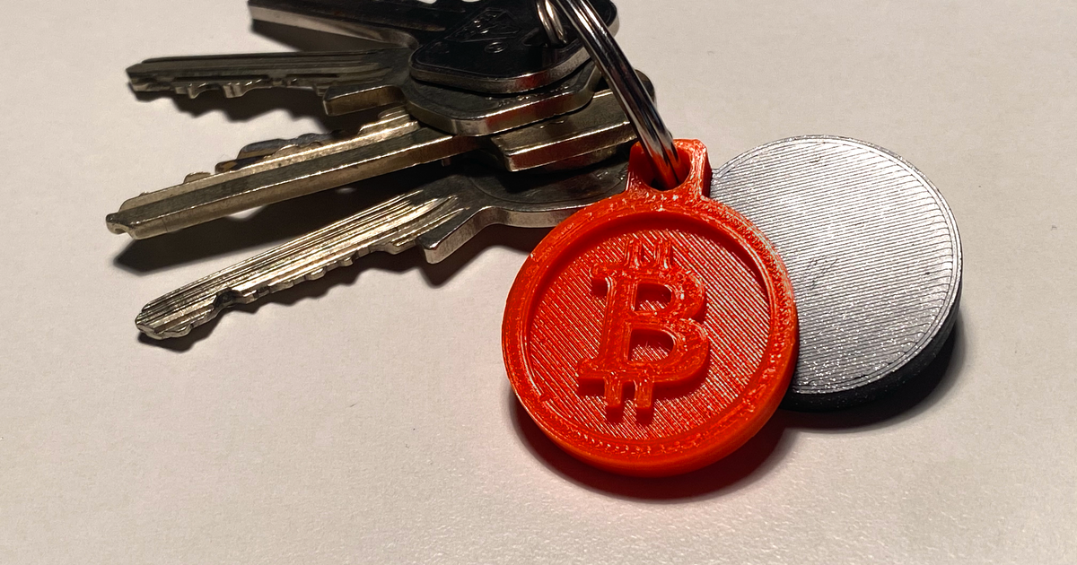Bitcoin Keychain by bookabuka | Download free STL model | Printables.com