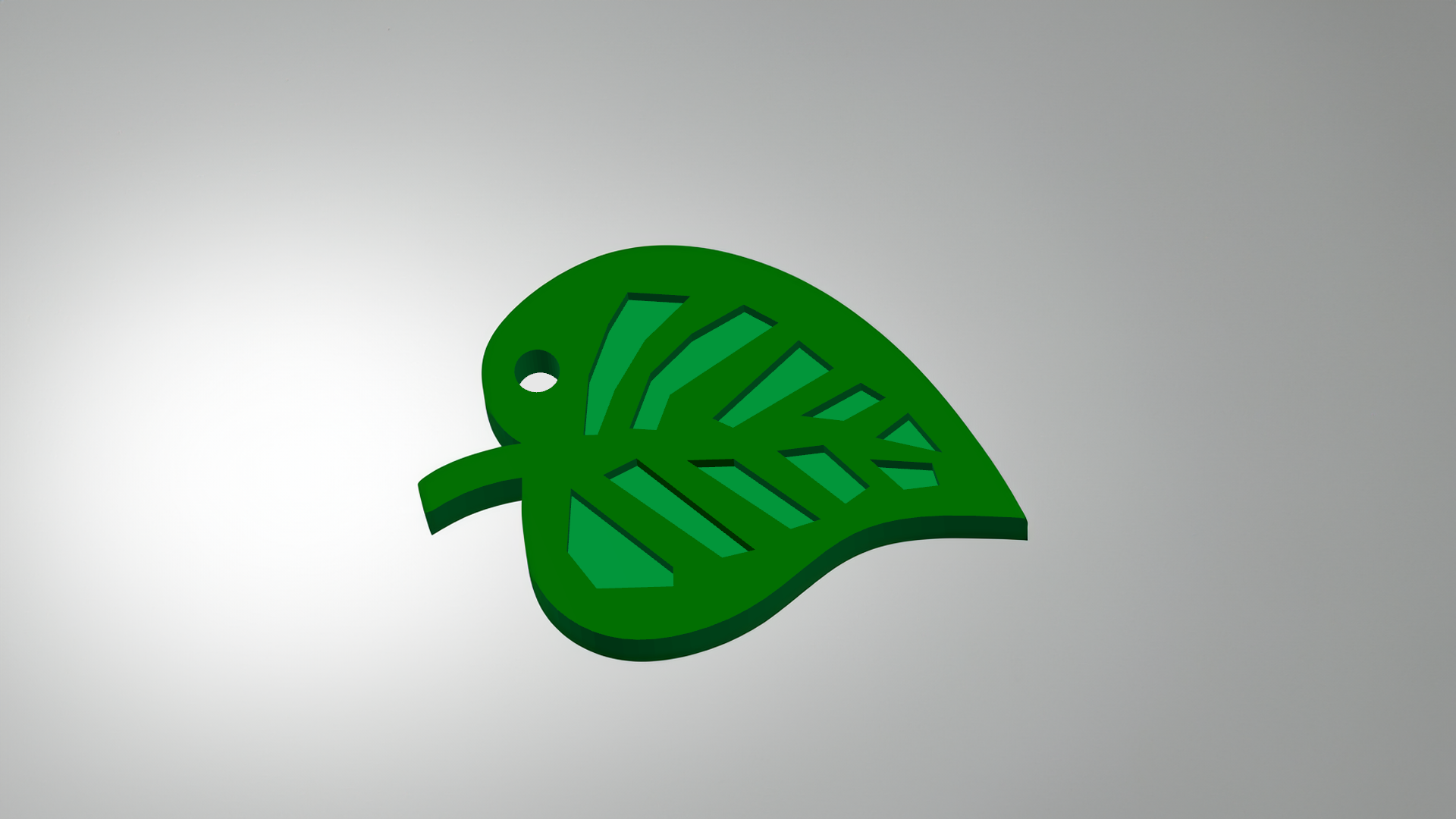 Leaf Keychain by Štístko | Download free STL model | Printables.com