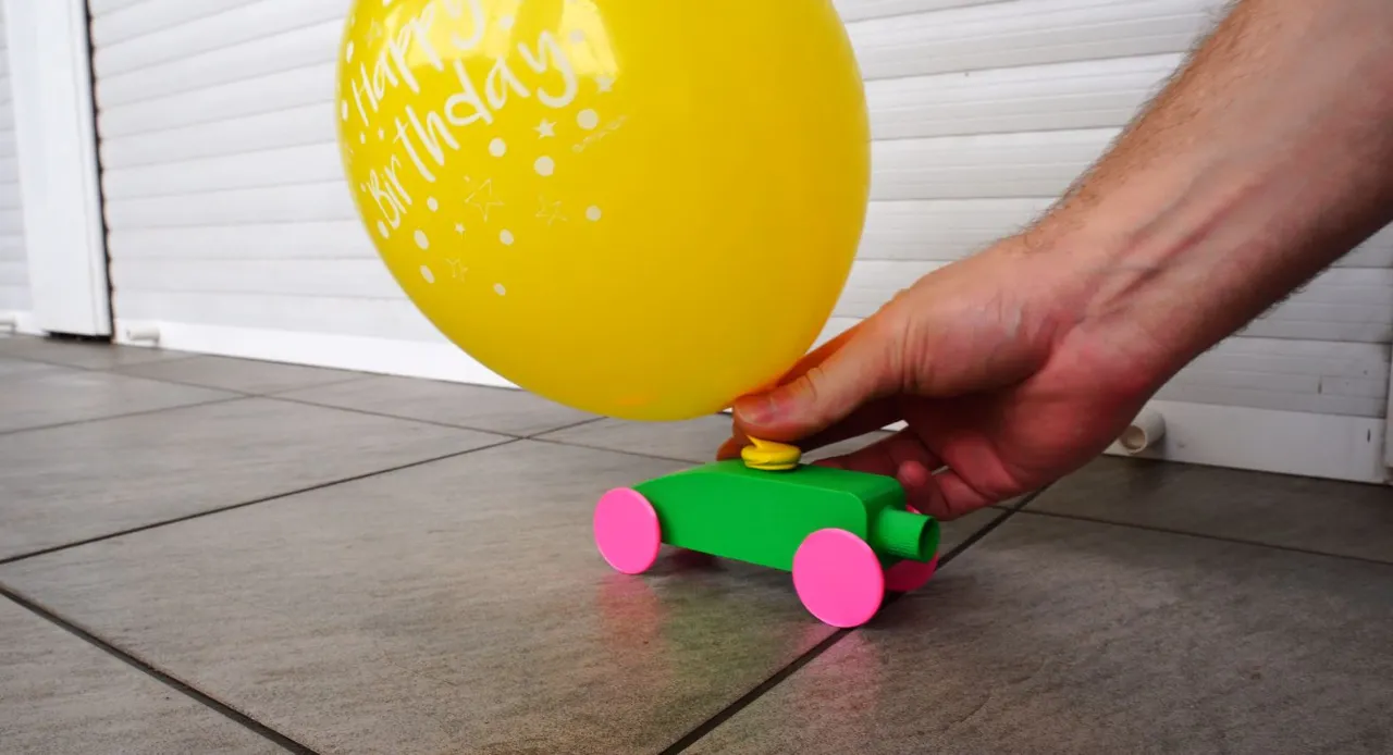 Limitless Balloon Car by Limitless STEAM Lab | Download free STL model ...