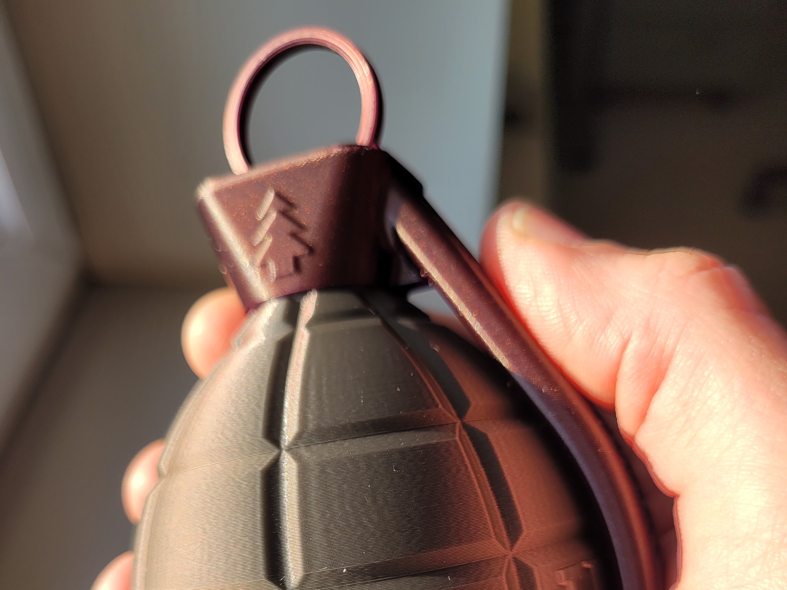 Hand Grenade Christmas Ornament (vase mode) by Tomek | Download free ...