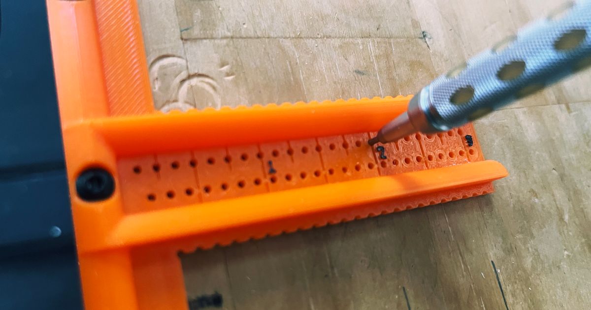 Woodworking Marking Square by grond | Download free STL model ...