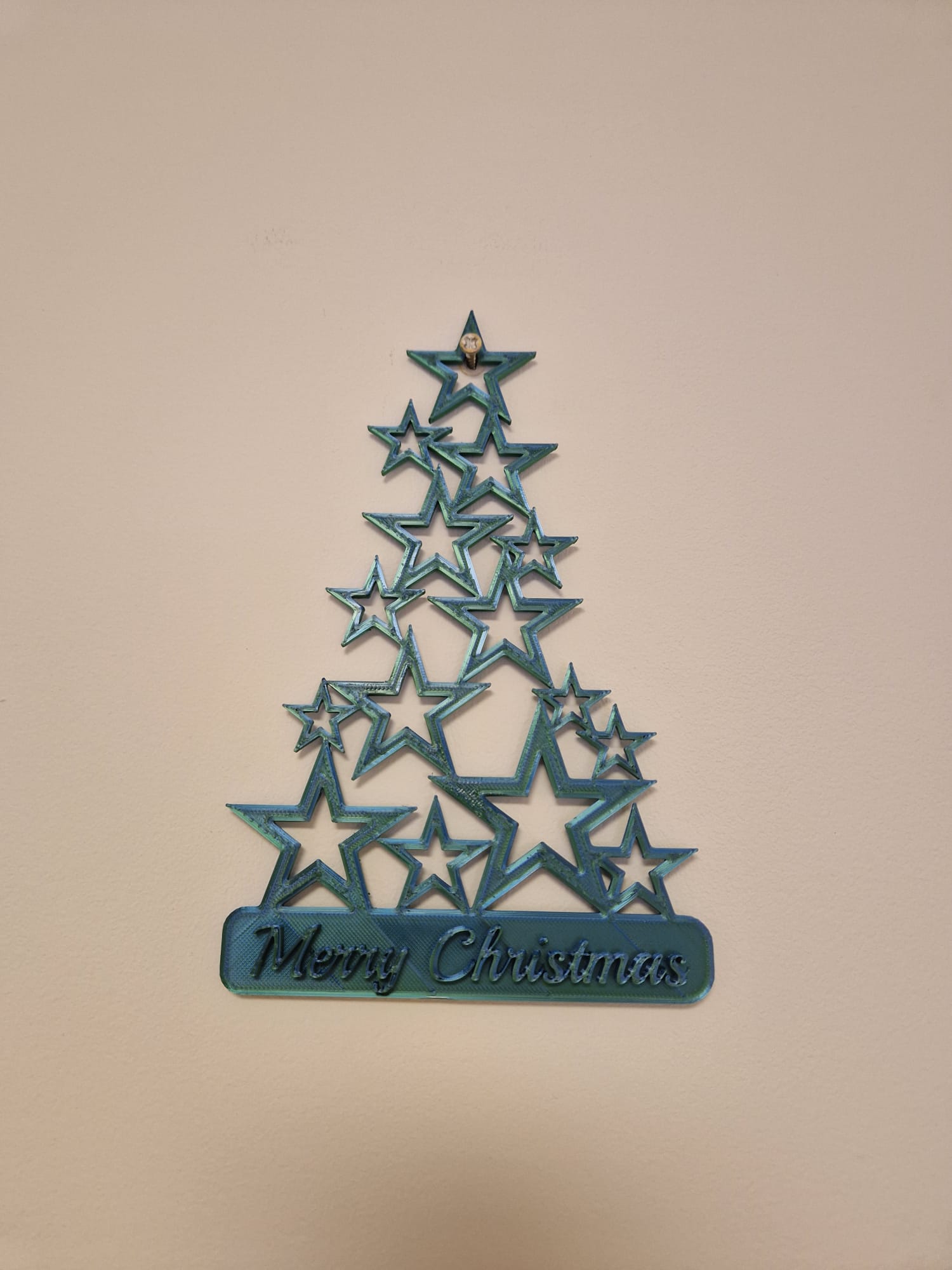 Christmas tree made out of stars by Karlo Abstract | Download free STL ...