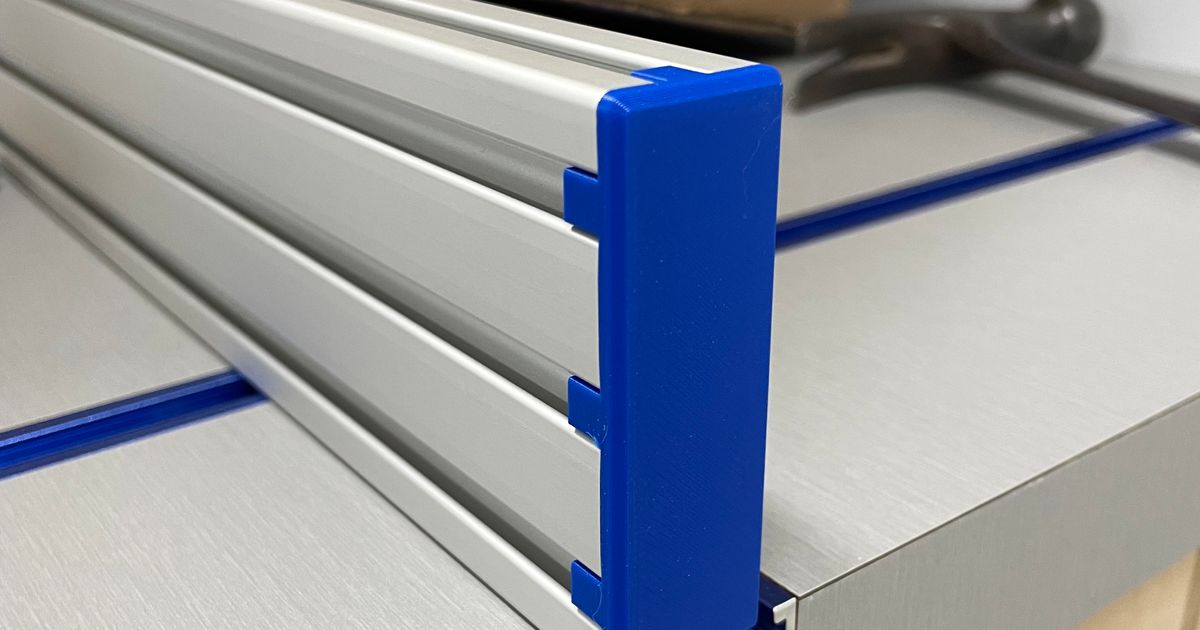 End Cap for EX-1030 Aluminum Extrusion by razor10 | Download free STL ...