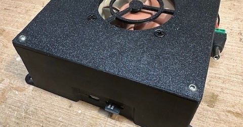 Ender 3 Case SKR Mini E3 V3 plus LM2596 Buck Converter and 60mm Fan by ...