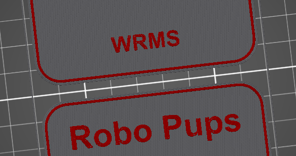 Name Tags for WRMS Robotics Club by jhitze | Download free STL model ...