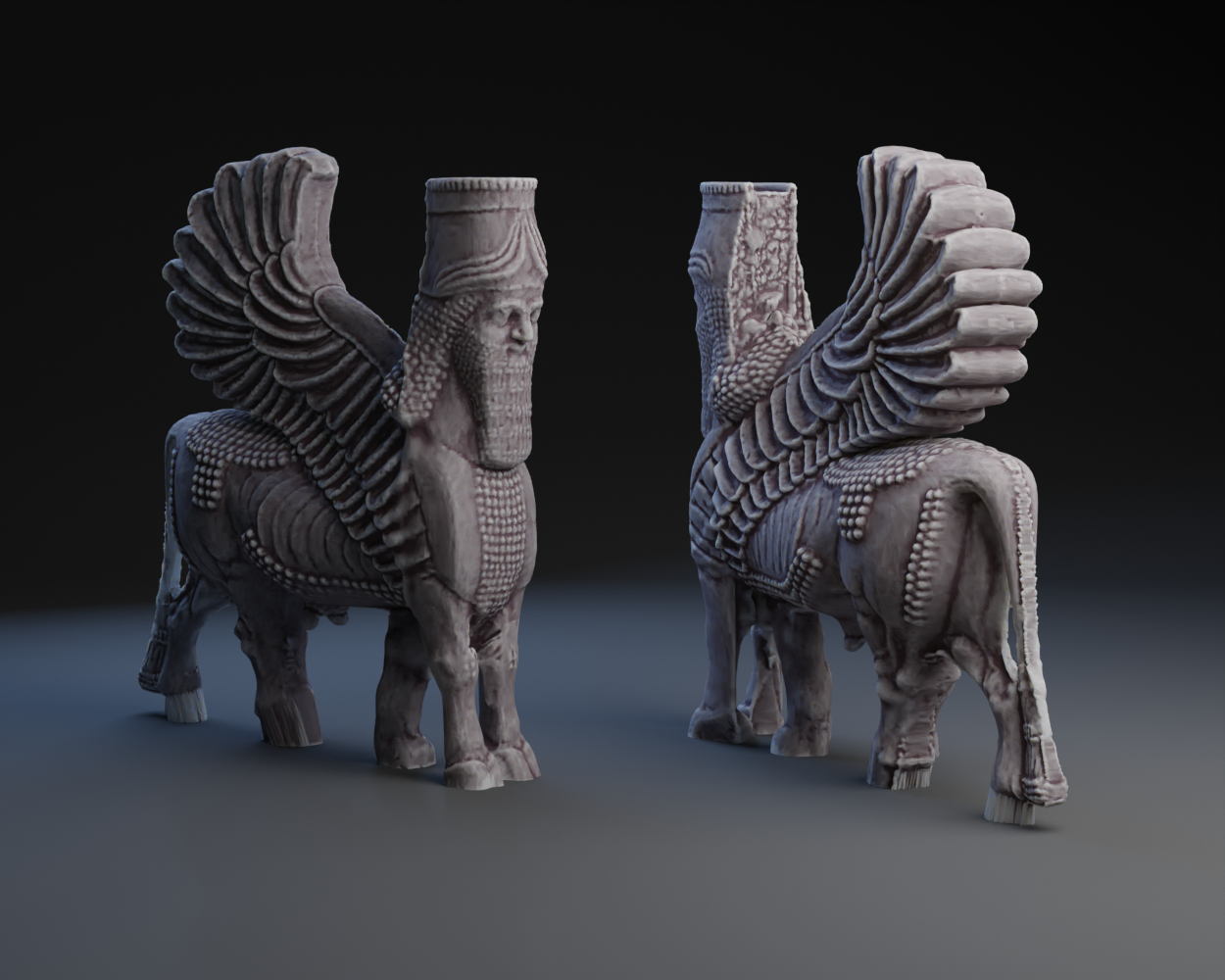 Persian Lamassu por Peter Farell | Descargar modelo STL gratuito ...