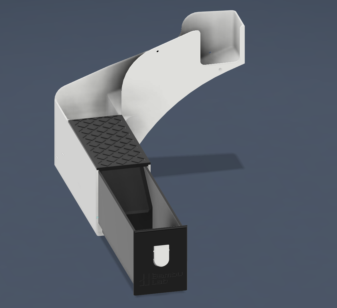 Bambu Poop Chute with slide out tray by John Hamill | Download free STL model | Printables.com