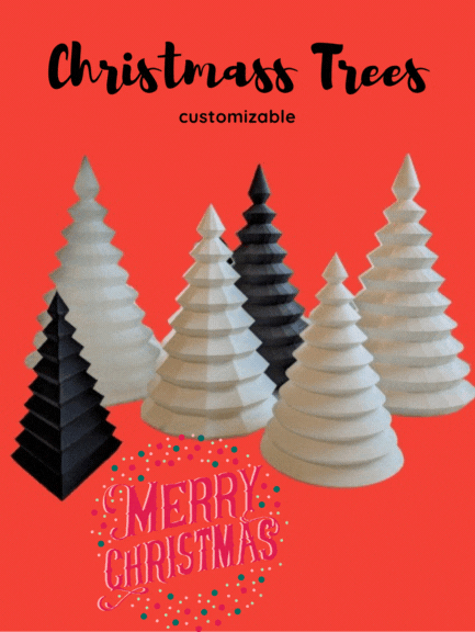 Chtistmass Tree parametric by BogoRin | Download free STL model ...