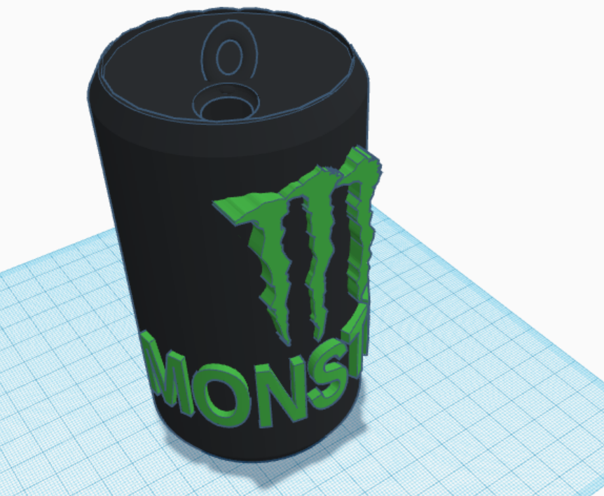 monster can by Lvkgamer6307 | Download free STL model | Printables.com