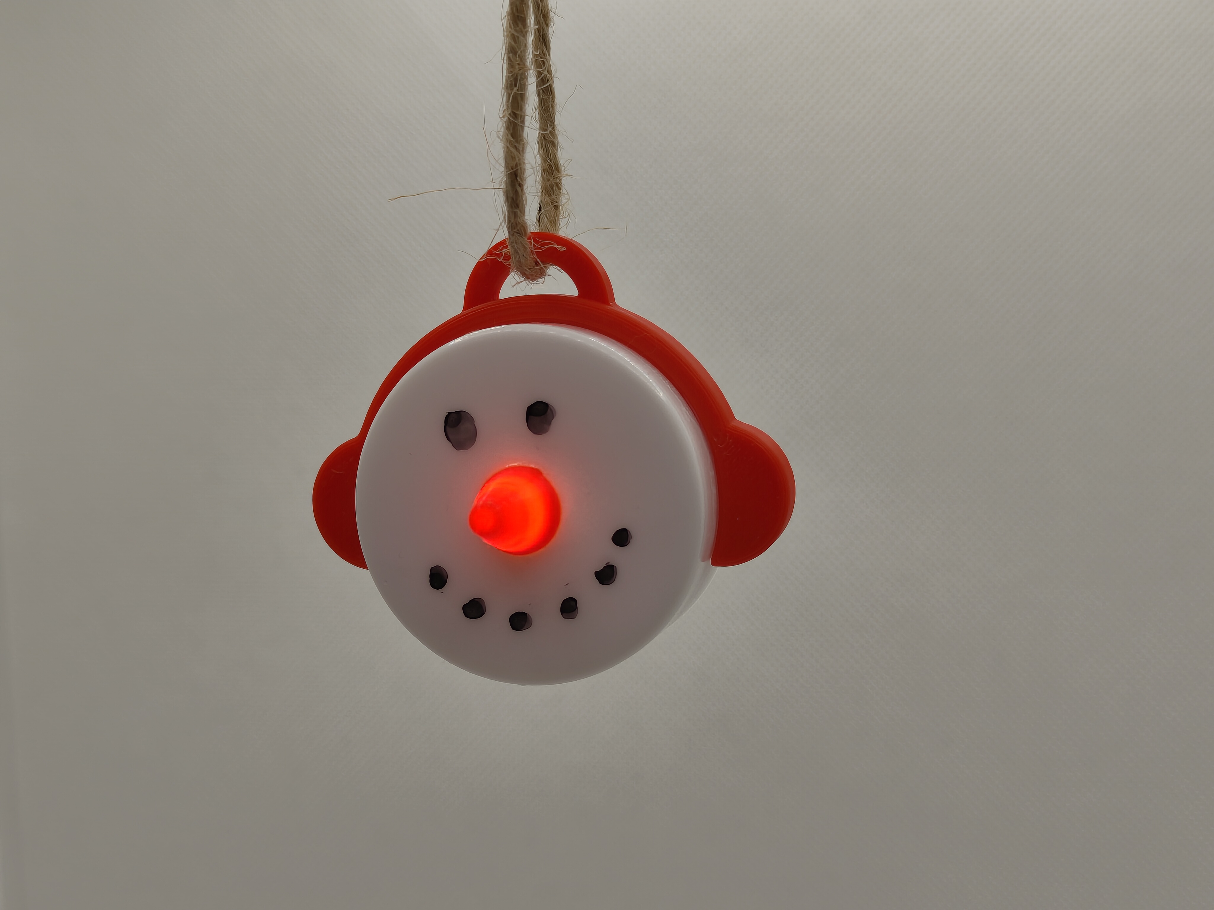 Christmas snowman tea light decoration - glowing nose by wafflecart ...
