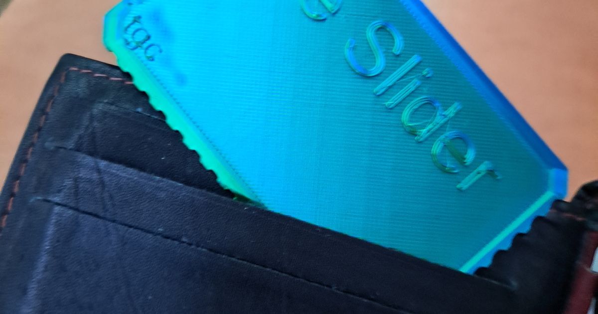 Card ice scraper by Gtc | Download free STL model | Printables.com