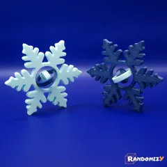 Snowflake spinner! by Razvii | Download free STL model | Printables.com