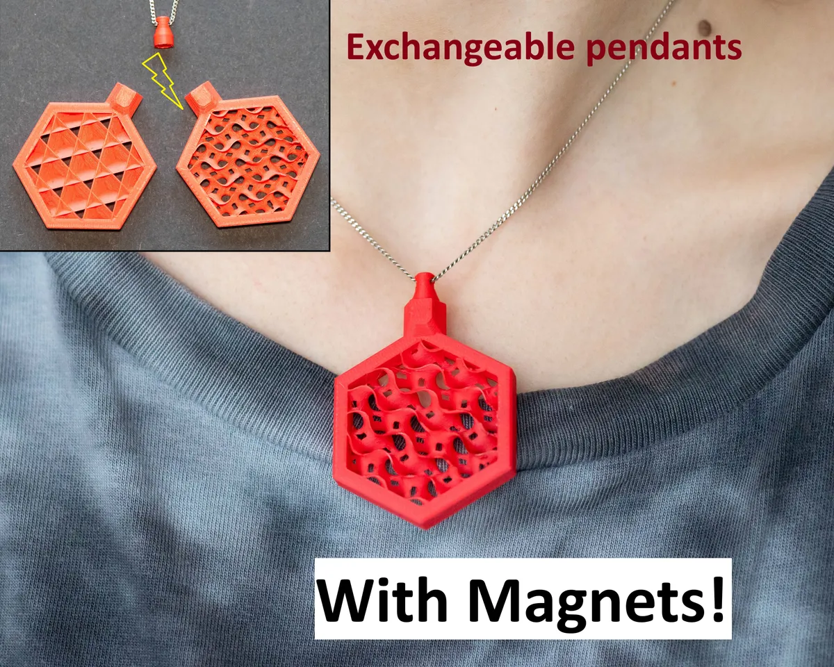 Magpen - Magnetic Changeable Pendants by Dodoka | Download free STL ...