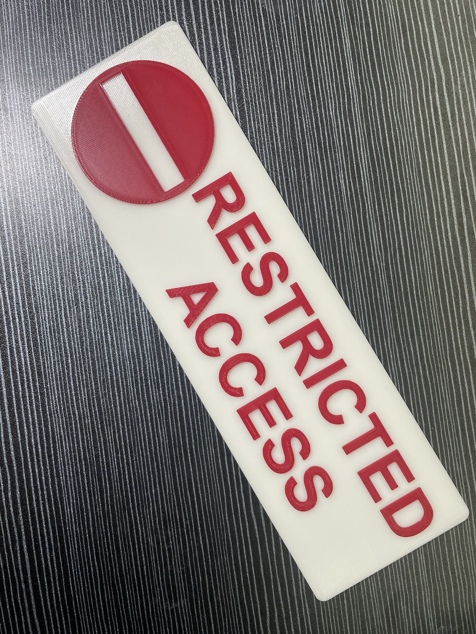 No Entry / Restricted Access Signage by DDDesign3r | Download free STL ...