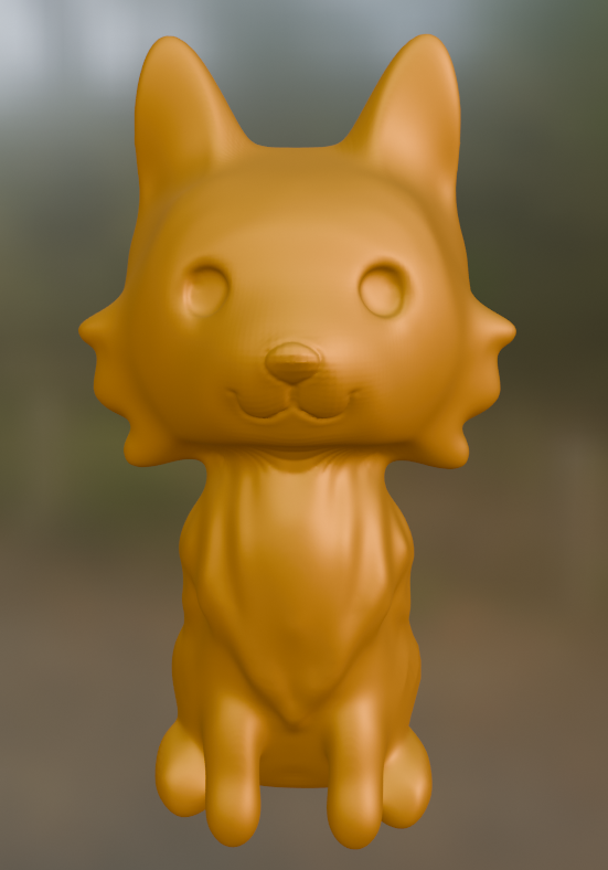 Chibi Fox by Barbilou | Download free STL model | Printables.com