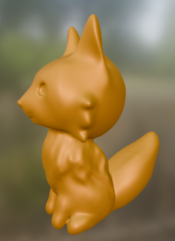 Chibi Fox by Barbilou | Download free STL model | Printables.com