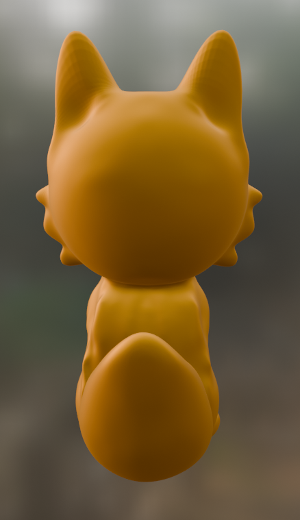 Chibi Fox by Barbilou | Download free STL model | Printables.com