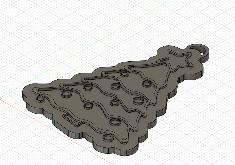 LLAVERO ARBOL NAVIDAD - CHRISTMAS TREE KEYRING by TriangulitoG ...