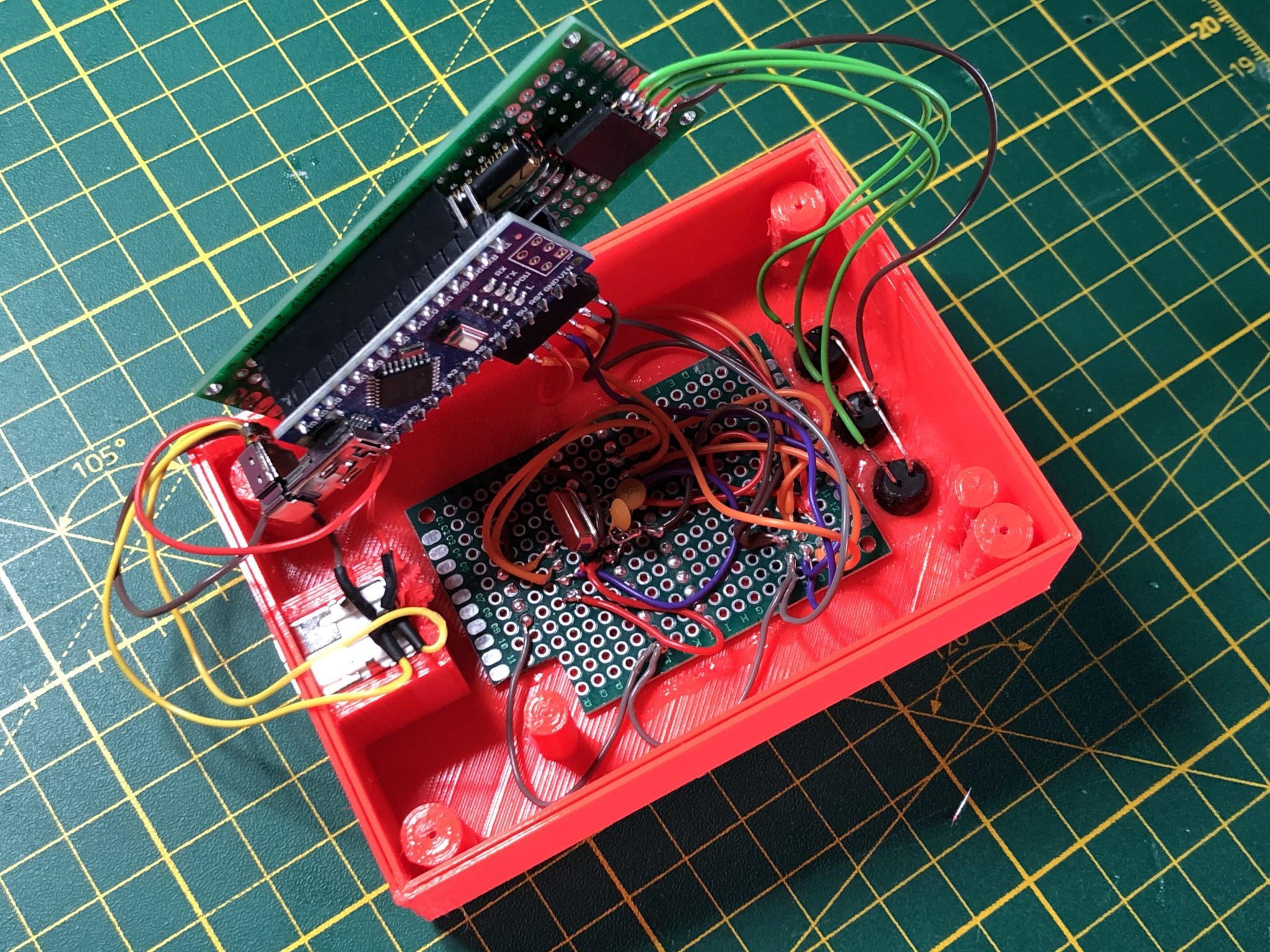 Housing For Atmel Microcontroller Flashing Device By Maxim Shchetynin