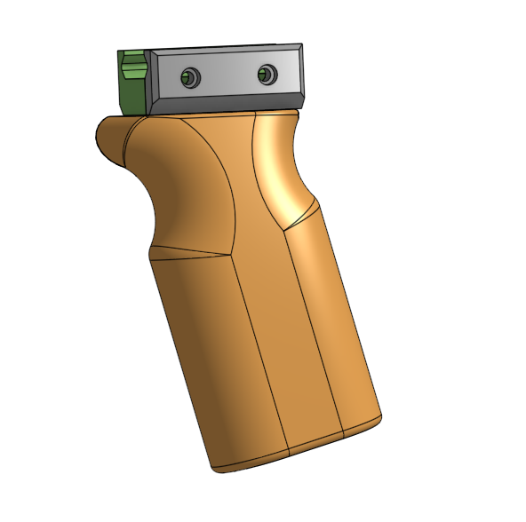 Pistol Grip - Picatinny by benry | Download free STL model | Printables.com